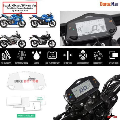 Odometer Speedometer Screen Protector Hd Film For Suzukki Gixxer And Sf