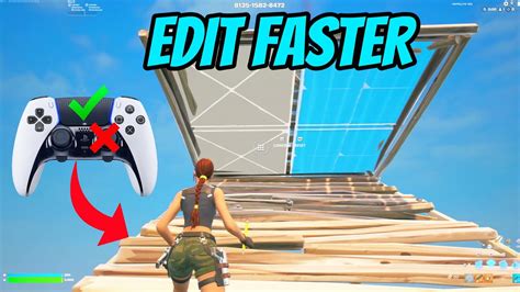How To Edit Faster On Controller Remove Input Delay Fortnite Tutorial Youtube