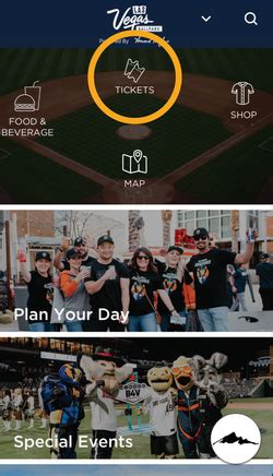 Digital Ticket Guide Las Vegas Ballpark