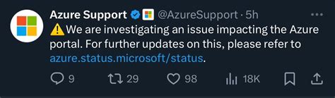 mohamed hashim on linkedin azure microsoftazure down support