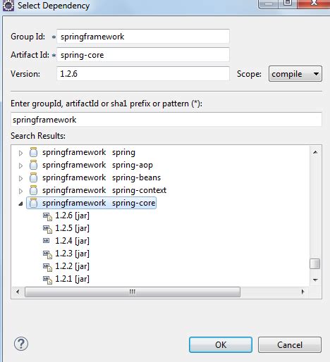 Java Eclipse Maven Dependency Search Shows Only Old Versions Stack