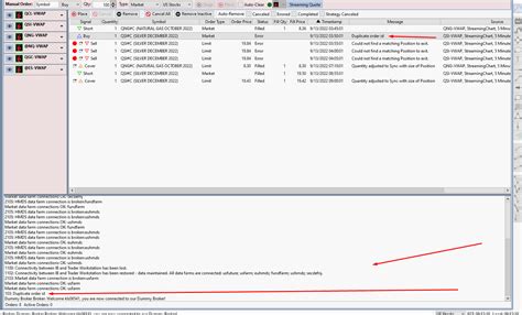 Duplicate Order Id Error In Order Manager Wealthlab