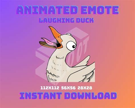Animated Emote Fun Emote Funny Emote Duck Emote Meme Meme Emote