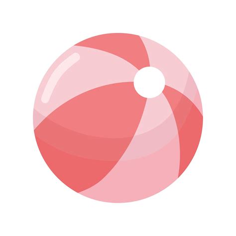 Pink Beach Ball 21396340 Vector Art At Vecteezy