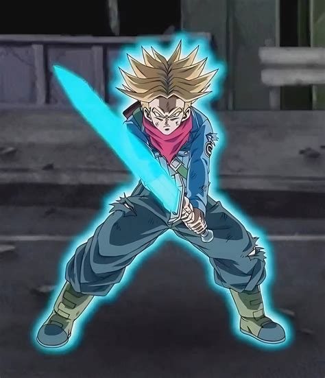 Ss Trunks With His Ki Sword Preparing To Attack By Johnny120588 On