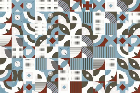 Simple Modern Geometric Shapes Vector Seamless Pattern It Consists Of A Polyhedron Such As A