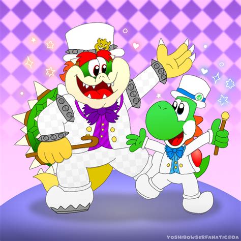Bowser And Yoshi The Dapper Duo Enters The Scene By
