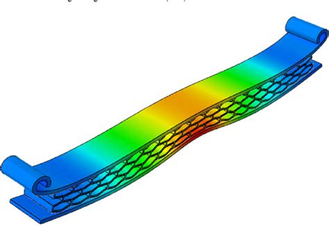 Figure 1 From Negative Stiffness Honeycomb Structure As Automobile Leaf