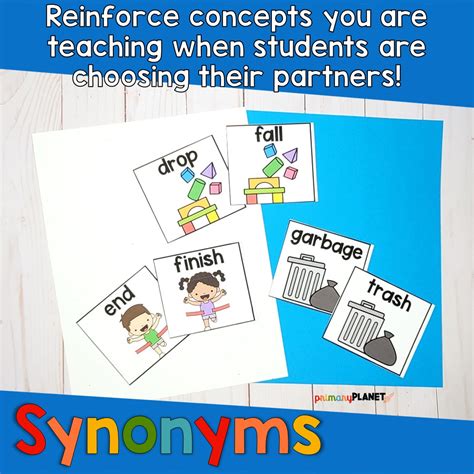 Synonym Partner Cards Partner Pairing Cards Primary Planet