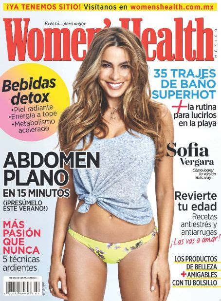Sofía Vergara Womens Health Magazine July 2014 Cover Photo Mexico
