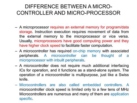 microprocessor and microcontrollers pptx