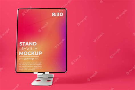 Premium Psd Device Stand Mockup Presentation