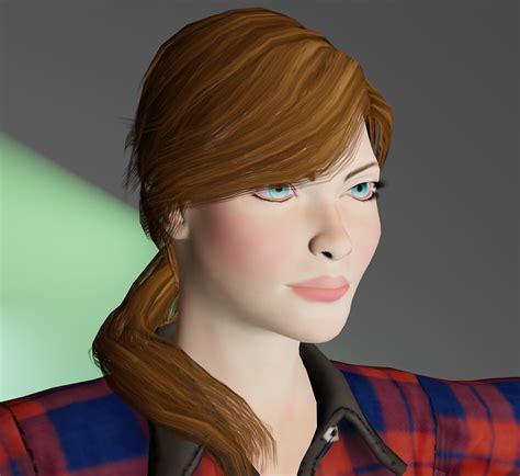 Game Ready Beautiful And Cute Girl 3d Model Cgtrader