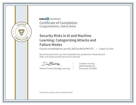 Sakina Batul On Linkedin Certificate Of Completion