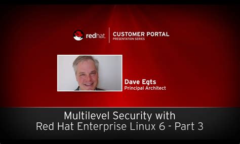 Multilevel Security With Red Hat Enterprise Linux And SELinux Part Basic Setup Red Hat