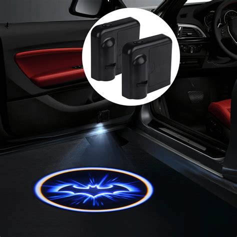 Bat Door Light 2pcs Universal Wireless Led Batman Light Car Door
