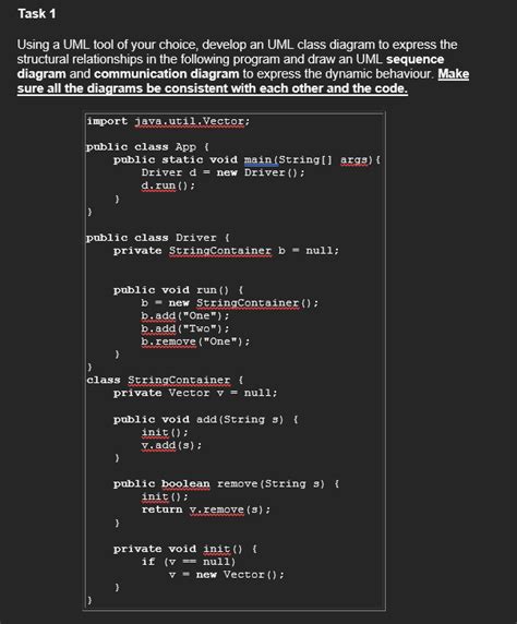 Solved Task 1 Using A UML Tool Of Your Choice Develop An Chegg Com