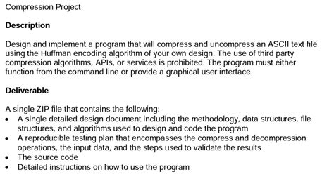 Solved Description Design And Implement A Program That