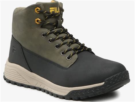 Fila Mens Lance Xxi Black Olive Night Batai Inaigė
