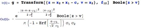sum of a normal and a truncated normal distribution mathematics stack
