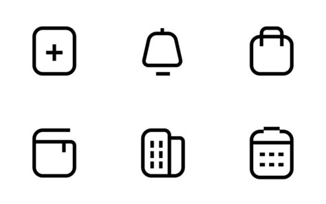 Extension Ui Icon Pack Detailed Outline 50 Svg Icons