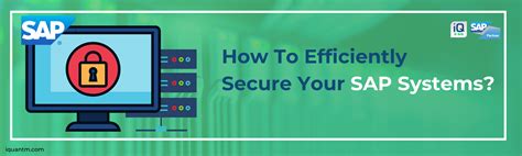 How To Efficiently Secure Your Sap Systems