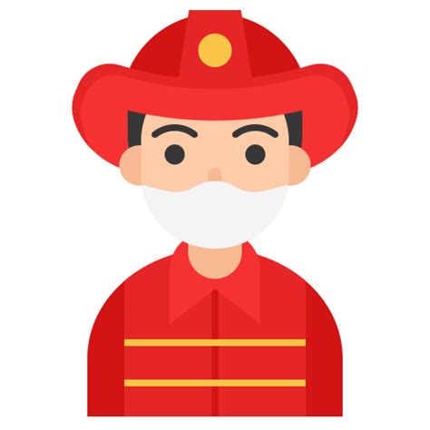 Fireman Free People Icons