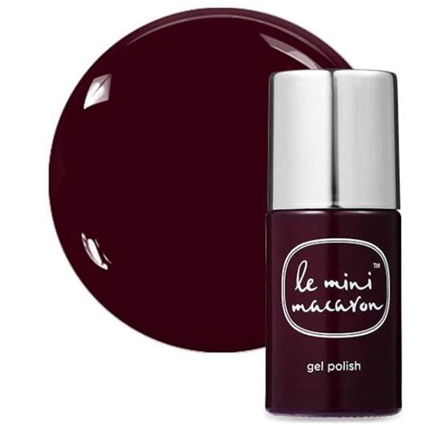 Le Mini Macaron Gel Polish Chocolate Cherry 10ml Lookfantastic