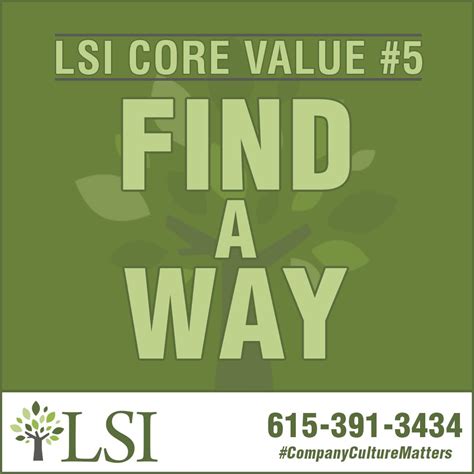 Lsi Landscape Services Inc On Linkedin Lsi Corevalues