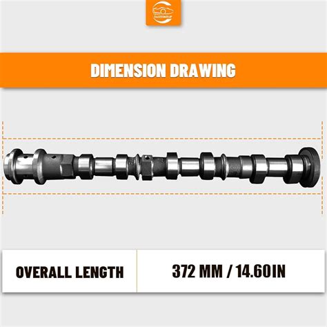 Cam Shaft Exhaust Left Camshaft Compatible With 2011 2015 Jeep