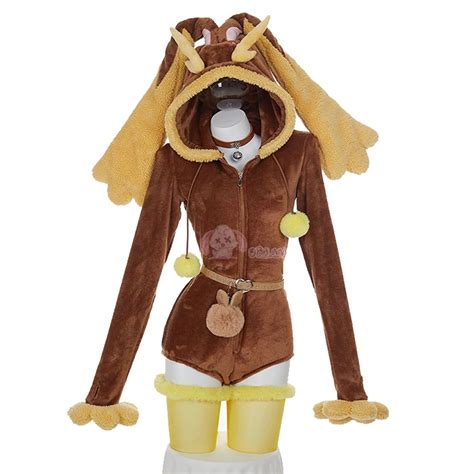 Anime Lopunny Cosplay Costumes Women Sexy Hooded Bodysuit Socks Suit
