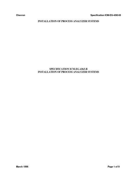 Installation Of Process Analyzer Packages Eg Pdf