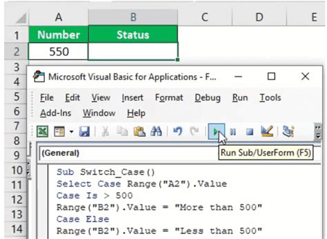 Vba Switch Case Examples To Use Excel Vba Switch Statement