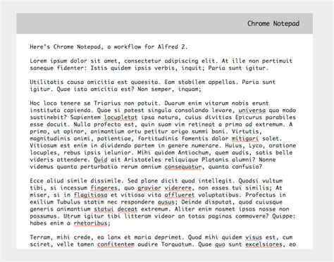 Chrome Notepad Packal