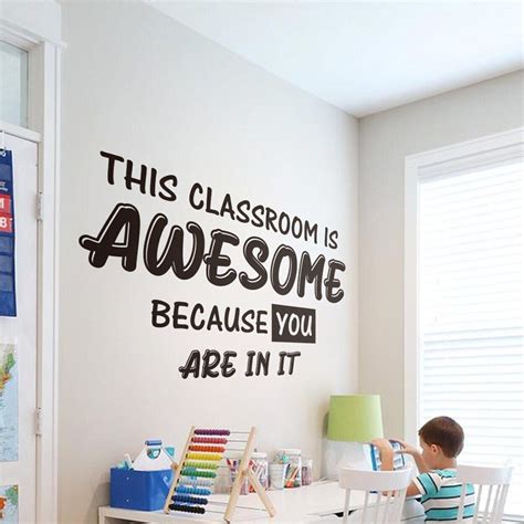 Awesome Classroom Classroom Decor Homeschool School Wall Sticker