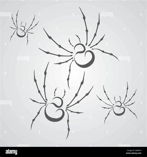 Spider Web Theme Stock Vector Image And Art Alamy