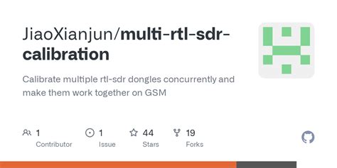 GitHub JiaoXianjun Multi Rtl Sdr Calibration Calibrate Multiple Rtl Sdr Dongles Concurrently