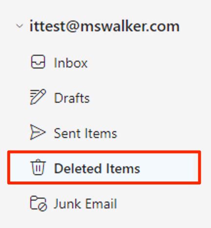 Outlook On Windows How To Restore Deleted Items M S Walker Inc