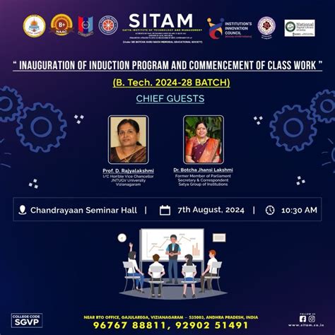 Sashibhushana Rao Majji On Linkedin Sitam “ Inauguration Of