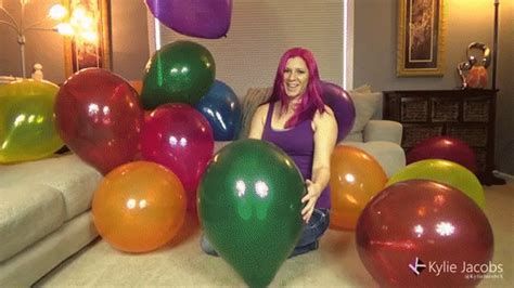 Mega 17 Inch Balloon Sit Pop Mp4 854x480 Sd Kylie Jacobs Clips4sale