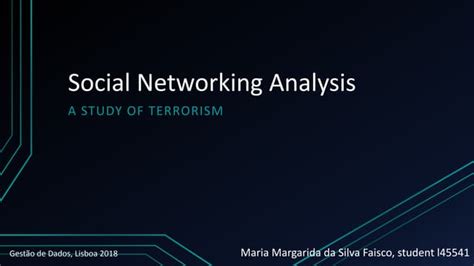 Social Networking Analysis Ppt