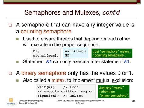 Cmpe Data Structures And Algorithms In C May 10 Class Meeting Ppt