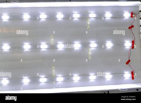 Installing Led Light Strips As A Backlight For A Tv Television Device Transforming And