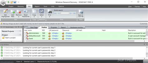 Windows Password Recovery Download Softpedia