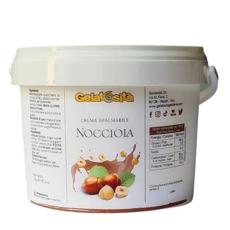Ricarica Crema Nocciola Per Fontana Chocoparty 400g Gelatosità