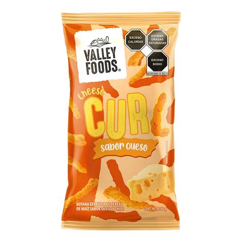 Botana Cheese Curl Queso Valley Foods 240 G Soriana