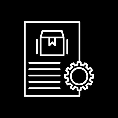 Order Processing Line Inverted Icon Design 43940944 Vector Art At Vecteezy