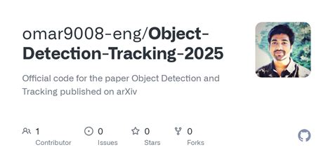Github Omar9008 Engobject Detection Tracking 2025 Official Code For