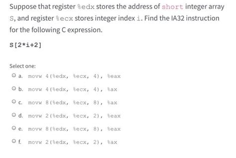 Answered Suppose That Register Edx Stores The Bartleby