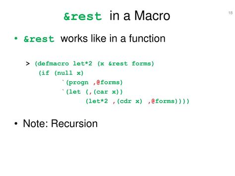 Ppt Common Lisp Macros Powerpoint Presentation Free Download Id 1489478